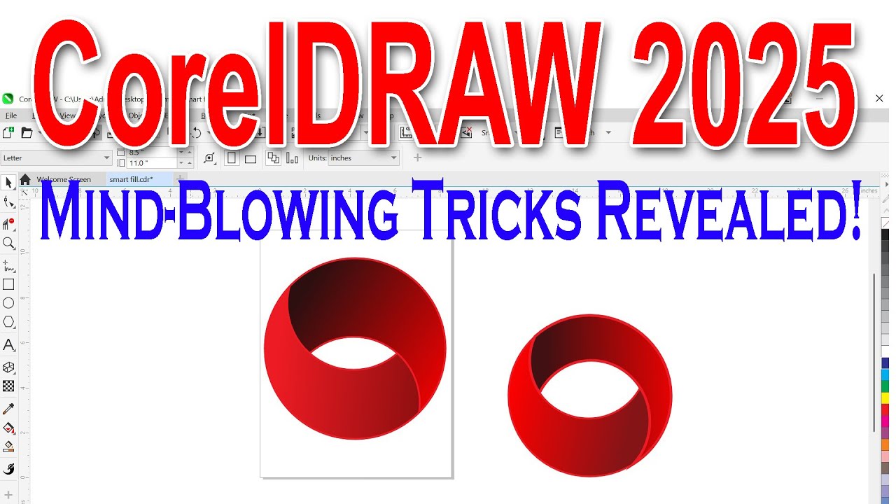 CorelDRAW 2025 Mind-Blowing Circular Logo Design Tricks Revealed! - YouTube