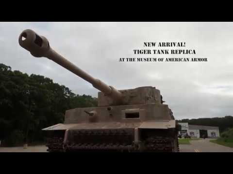 Tiger Tank Replica Arrives at the Museum of American Armor - YouTube