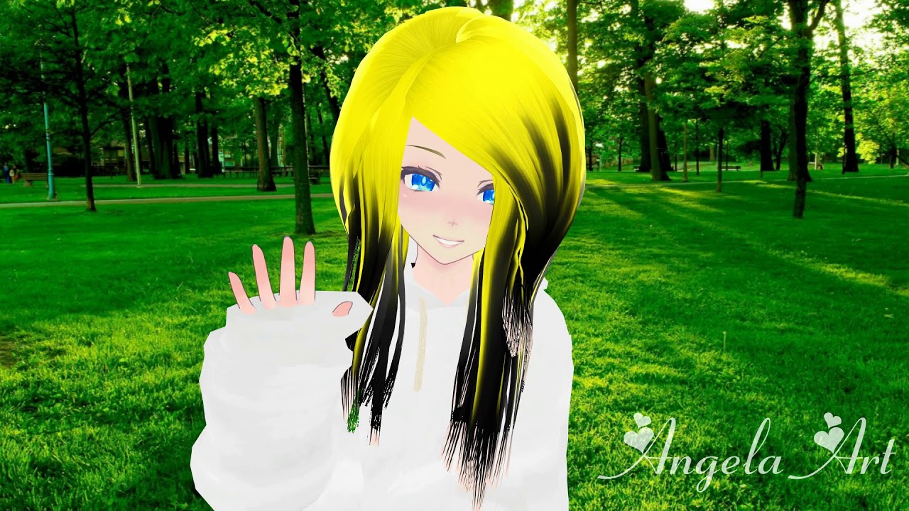MMD| Angela in the forest (Hello) - YouTube