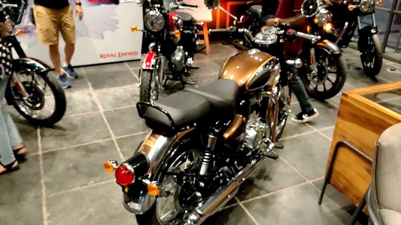 Classic 350 next generation top model Chrome bronze - YouTube