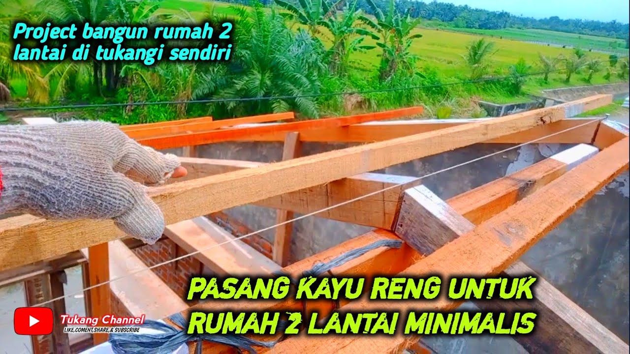 UKURAN,JARAK KAYU USUK DAN RENG UNTUK RANGKA ATAP RUMAH 2 LANTAI ...