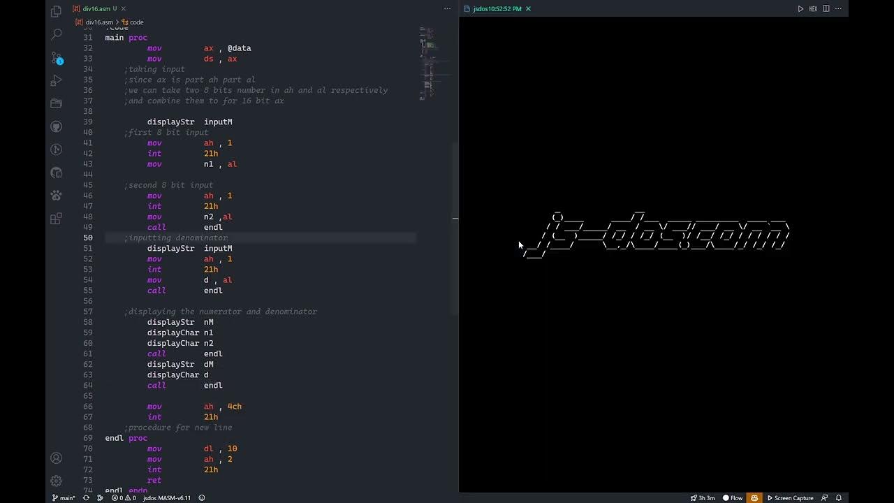 MASM 8086 Dividing A 16 bit Number Taken From The User YouTube masm-8086-dividing-a-16-bit-number-taken-from-the-user-youtube