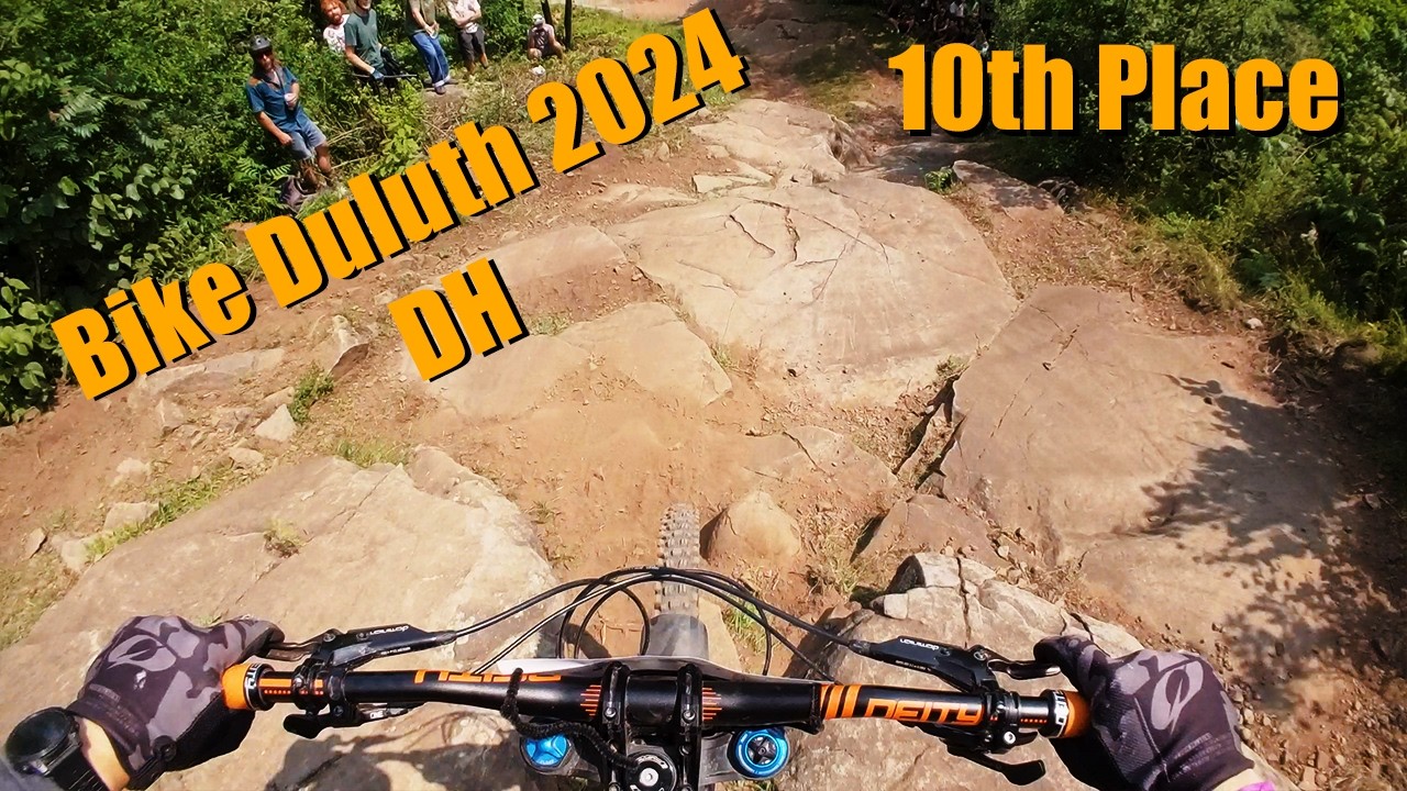 Bike Duluth 2024 DH Race Run - YouTube