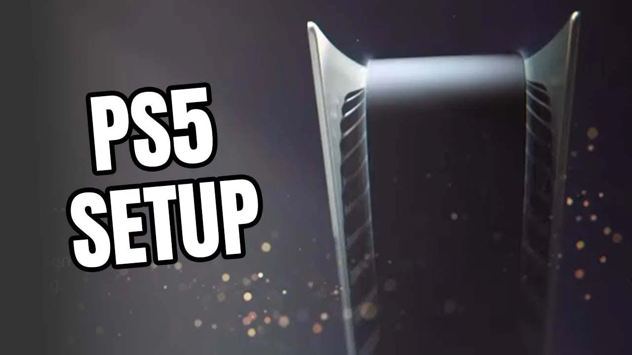 Inital PS5 Setup - FIRST TIME BOOT - YouTube