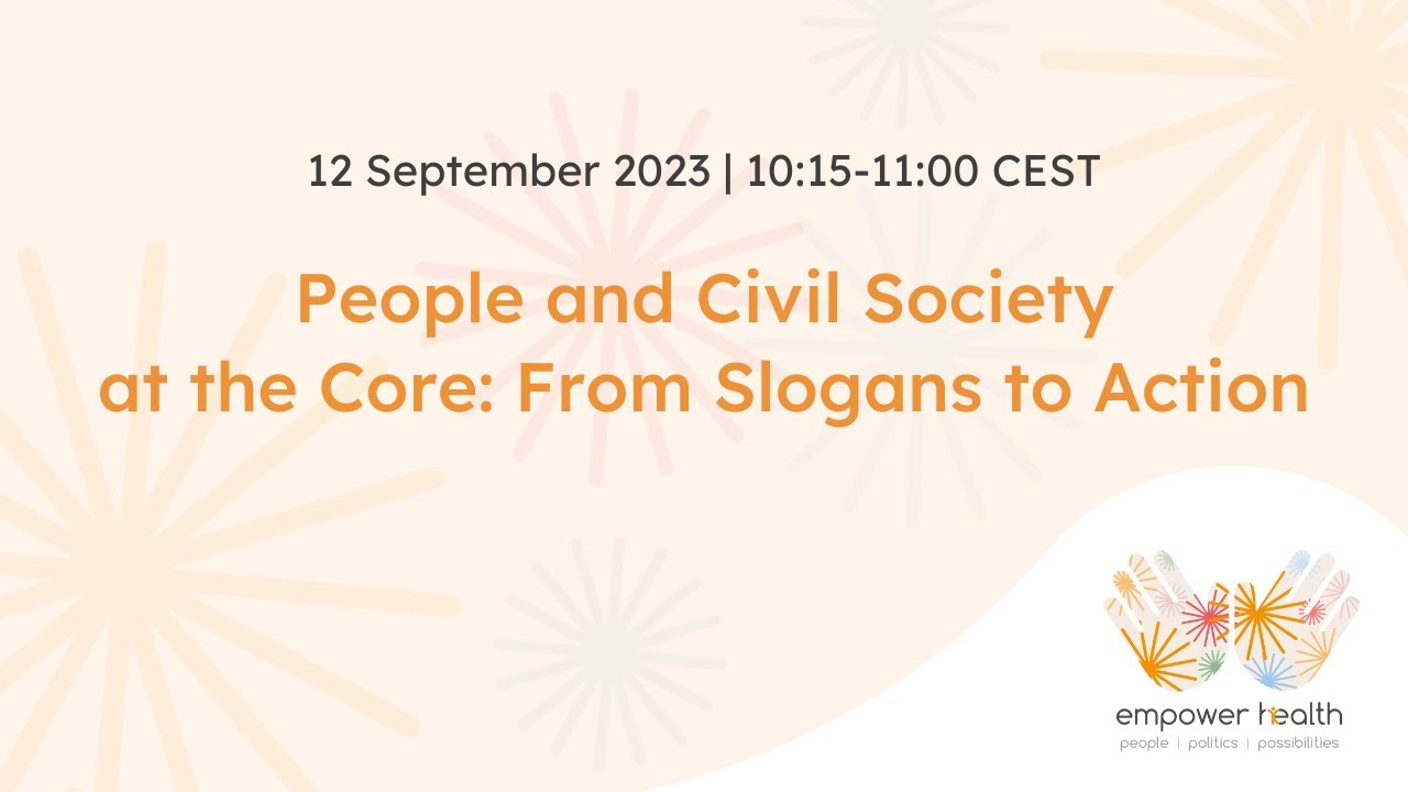 People and Civil Society at the Core: from slogans to action I Empower ...