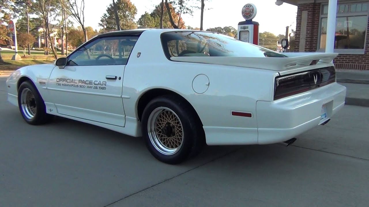 1989 PONTIAC 20th ANNIV TURBO TRANS AM TTA - INDY PACE CAR - 15K MILE ...