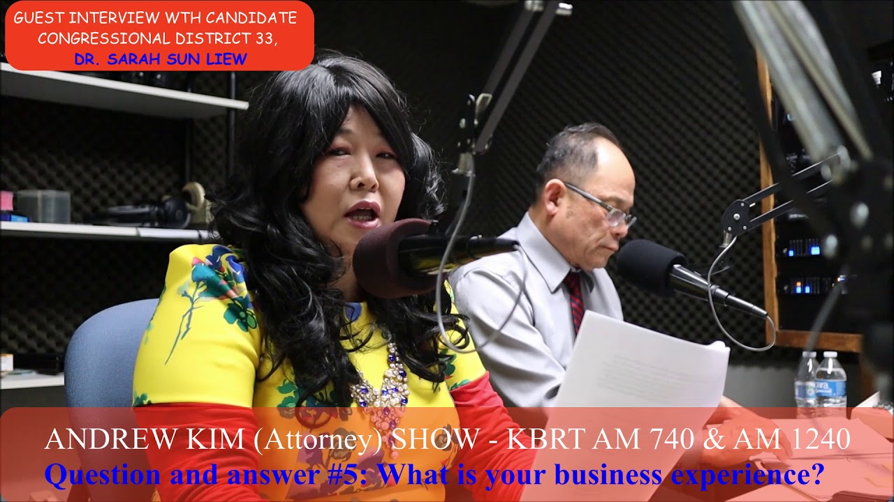 Dr. Sarah Sun Liew (Republican Candidate) CA 33rd Congressional ...