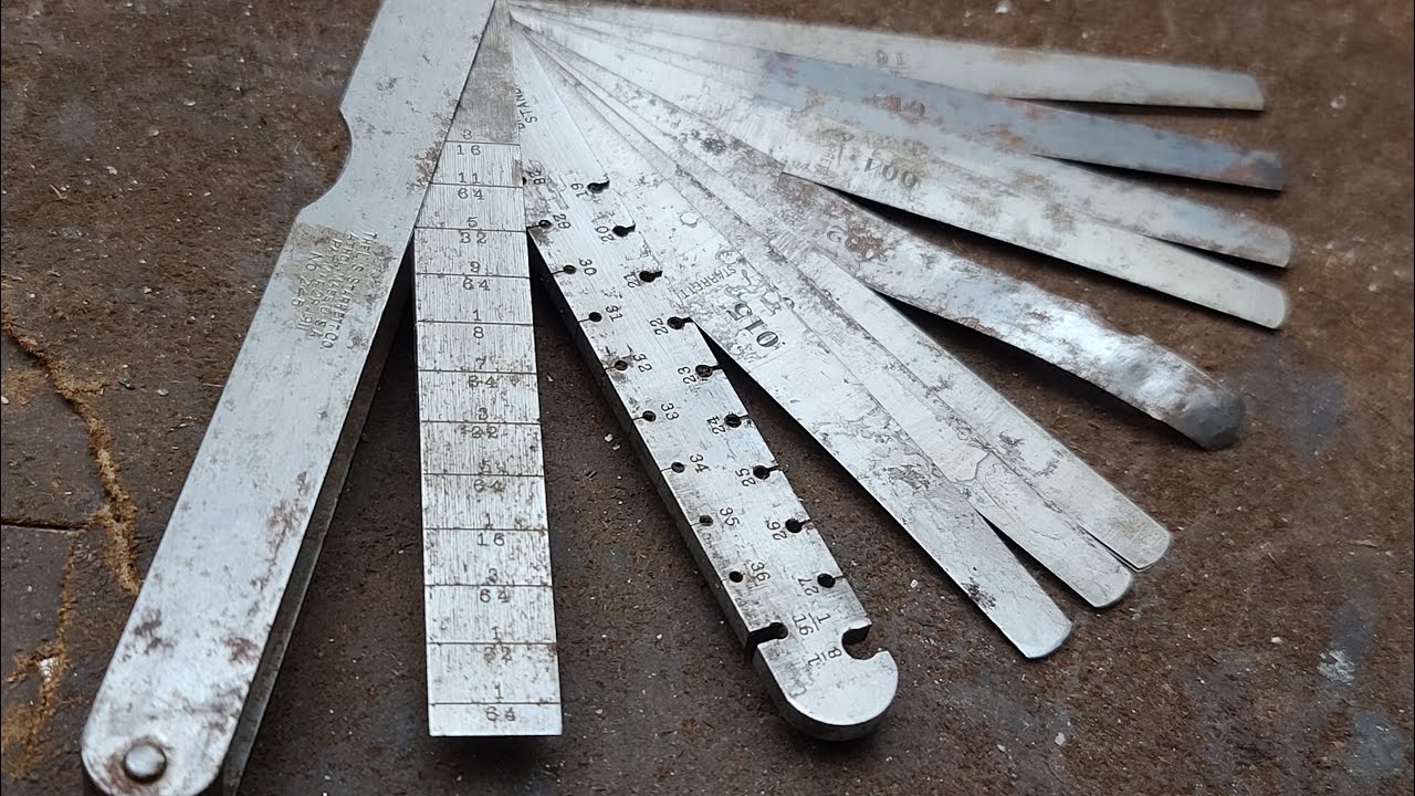 Starrett USA 245 Engineers Wire & Gap Feeler Gauge Set - YouTube