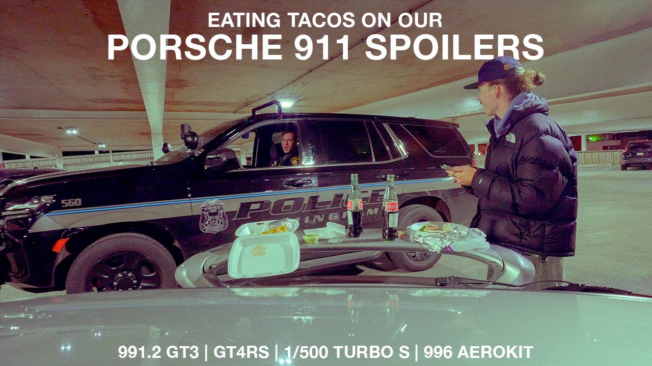 In Trouble For Eating On Our Porsche 911 Rear Spoilers... (1st Car Meet ...