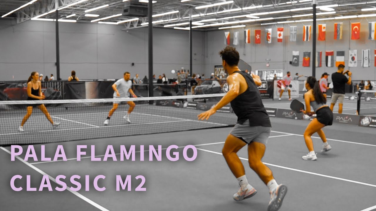 PALA Pickleball Flamingo Classic Match #2 - Jeff/Cherie vs Luke/Laura - YouTube