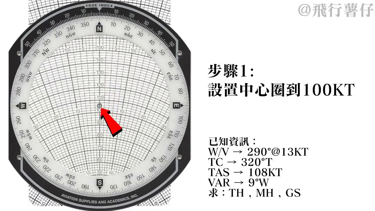 E6B Wind Side - Flying Leg Calculation - YouTube