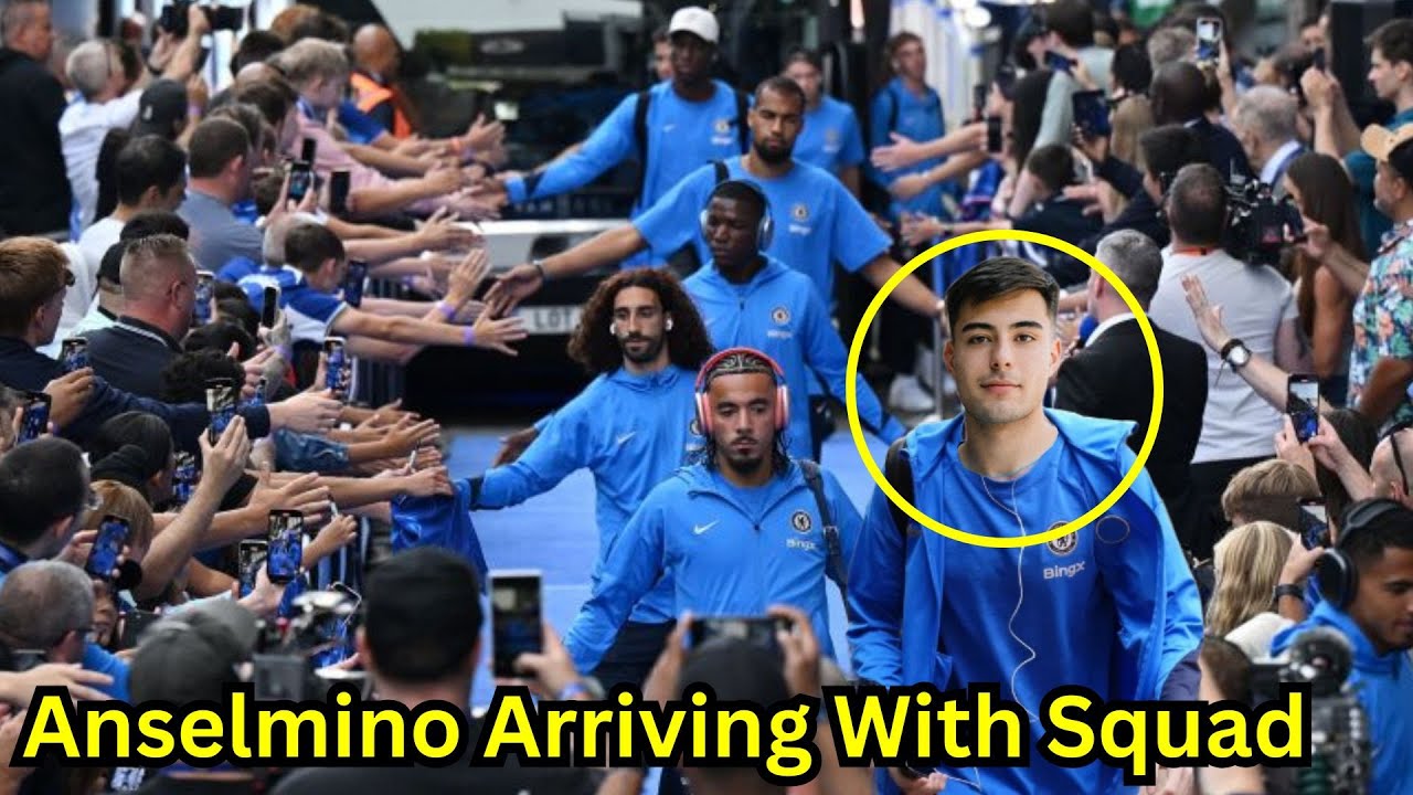 Breaking News! Aaron Anselmino Arrives With SQUAD Ahead Of Crystal ...