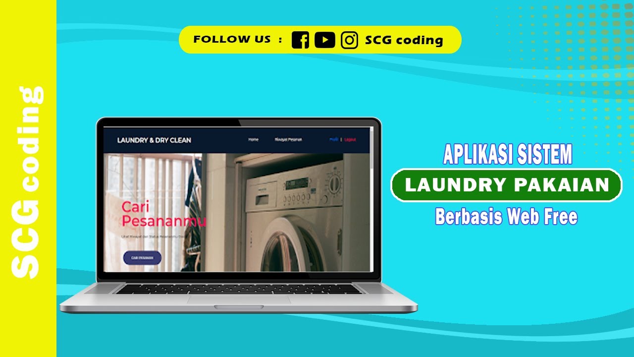 Aplikasi Laundry pakaian berbasis web free - YouTube