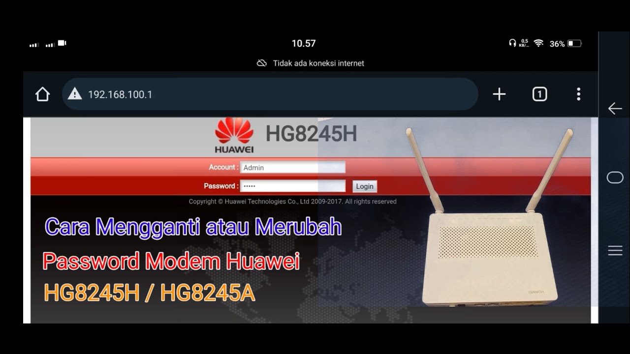 Cara Mengganti Password Wifi Modem Indihome Huawei HG8245H - HG8245A ...