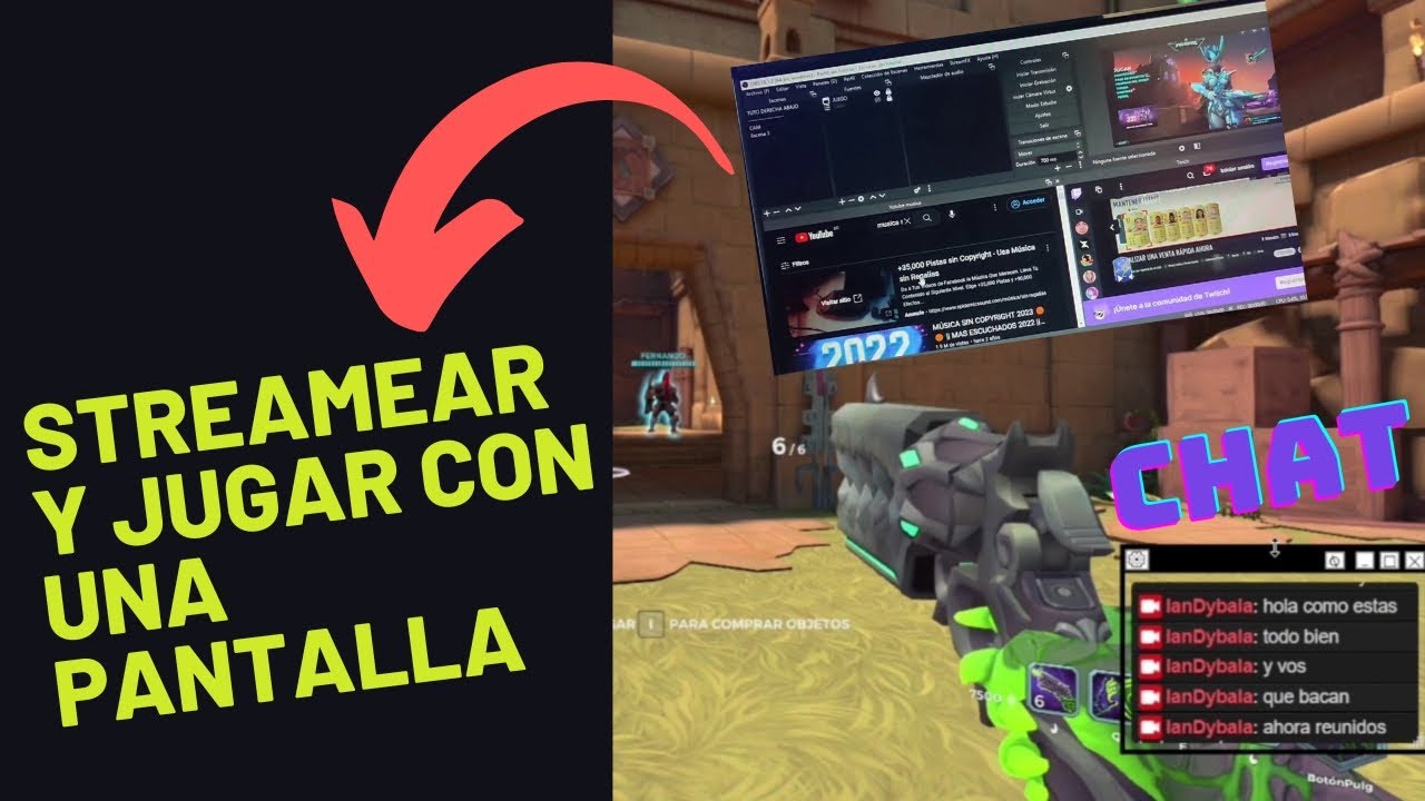 COMO STREAMEAR Y JUGAR CON UN SOLO MONITOR || Configura tu OBS - YouTube