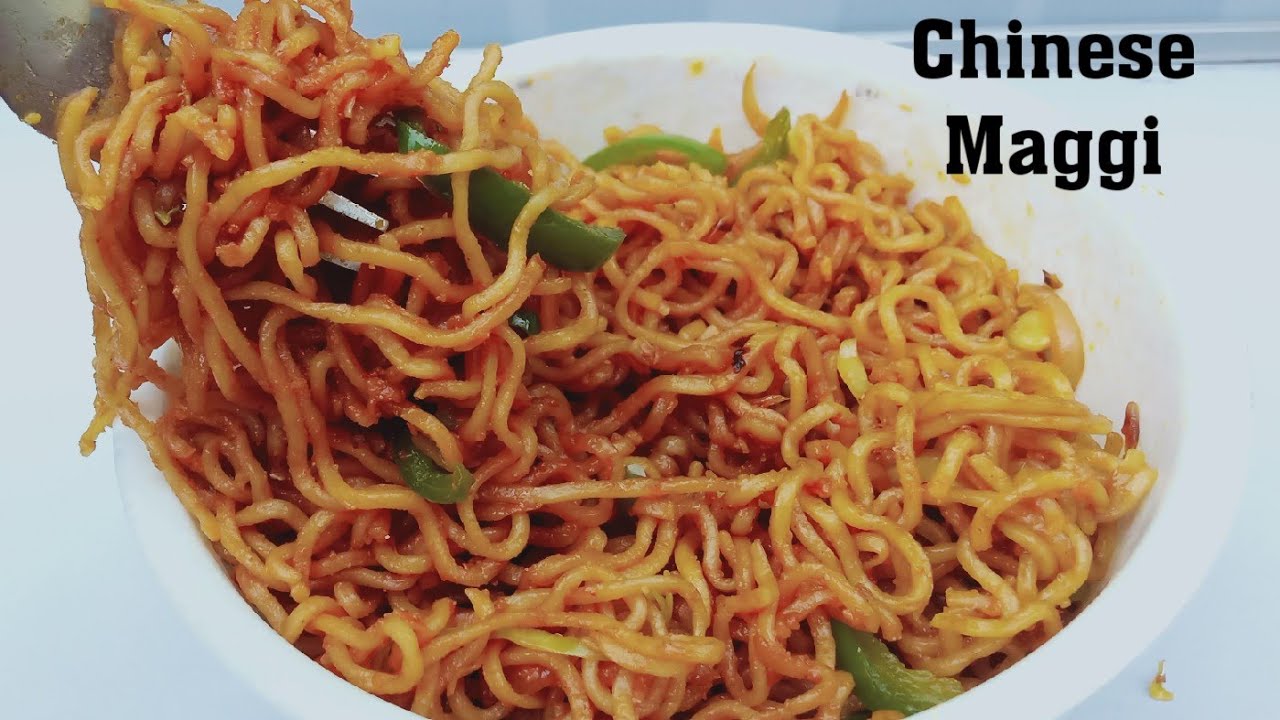 # Chinese Maggi recipe इस तरीके से बनाएं चाईनीज मैगी नूडल्स - YouTube