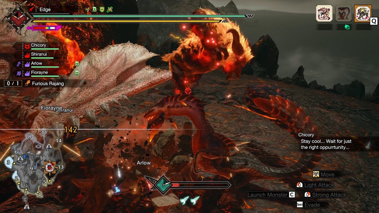 [MHR: Sunbreak] PC (273) - Anomaly Research: Furious Rajang (Afflicted Furious Rajang) with ...