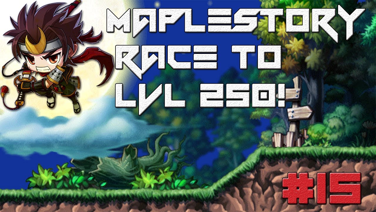 Maplestory Race to LVL 250 #16 a giants enemy - YouTube