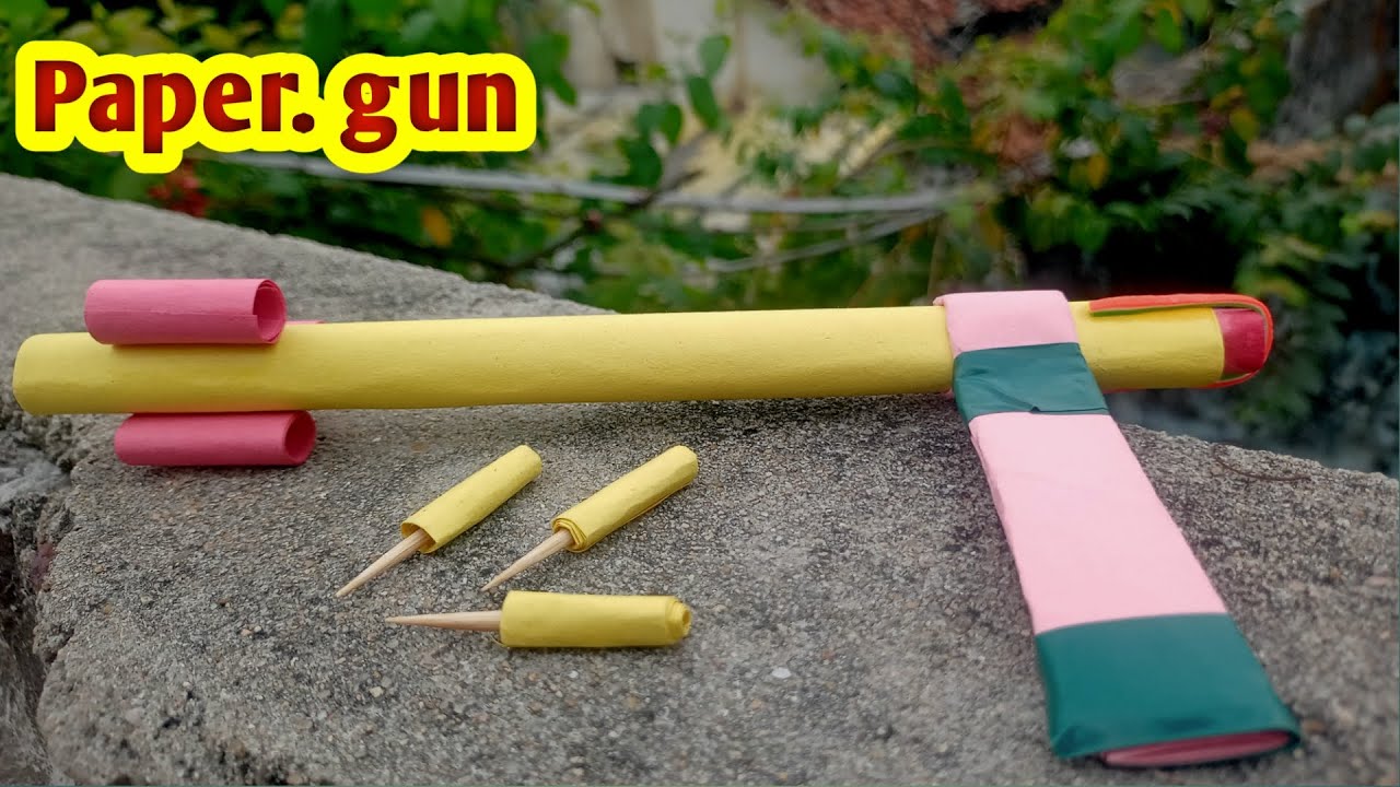 paper se gun kaise banaye | paper gun kaise banaye| how to make paper ...