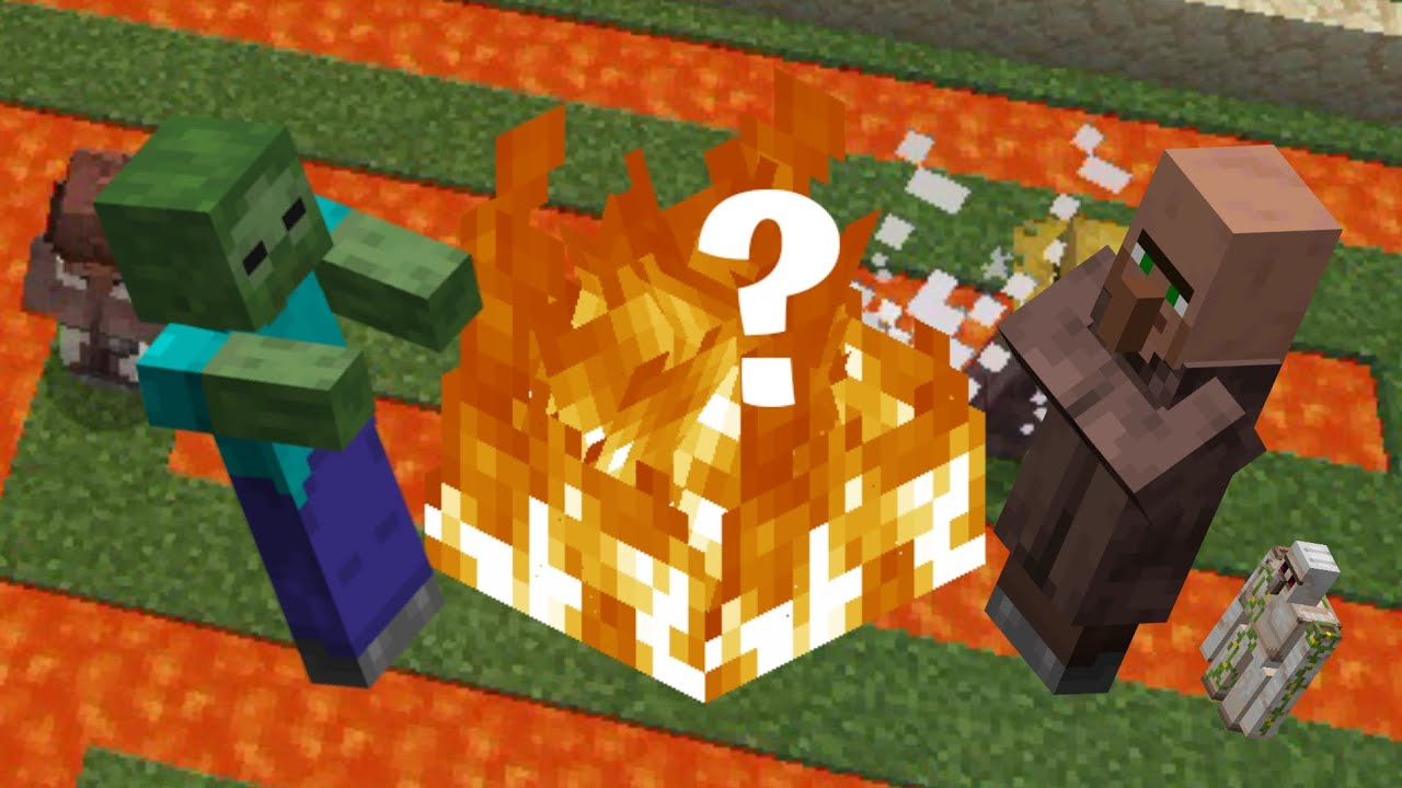 Zombie or Villager 3 (Lava edition) - Minecraft - YouTube