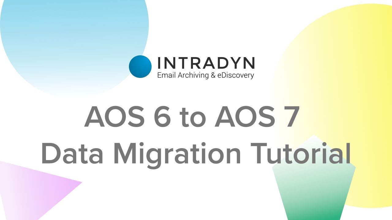 AOS 6 to AOS 7 Data Migration Tutorial - YouTube