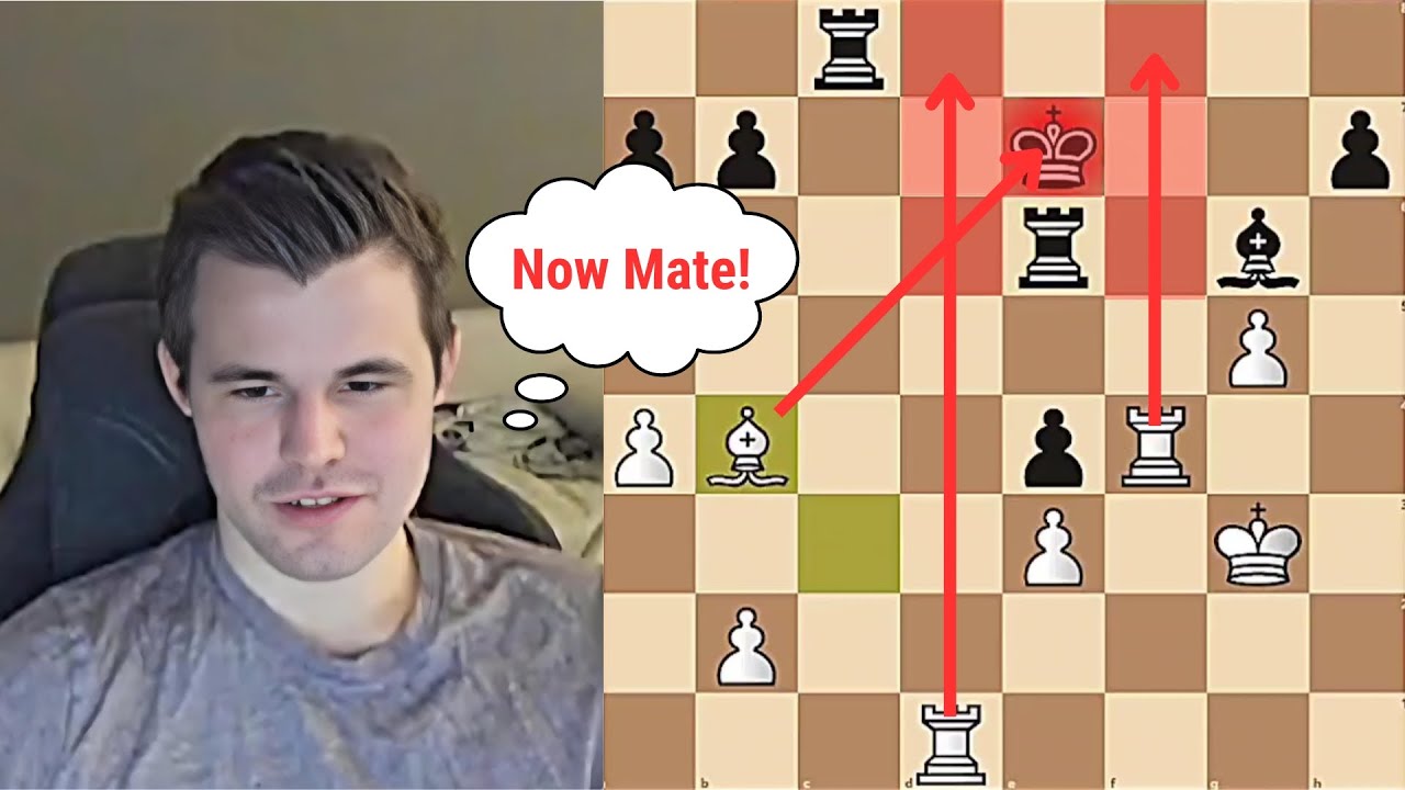 Magnus Executes a Breathtaking Checkmate Against His Opponent! - YouTube