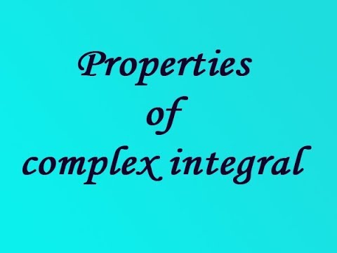 Properties of complex integral by EASY MATHS EASY TRICKS - YouTube