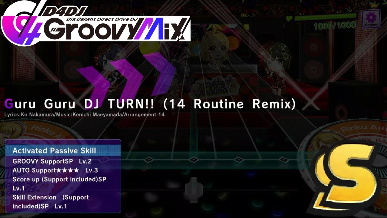 D4DJ Groovy Mix - Guru Guru DJ TURN!! (14 Routine Remix) (Expert / SS ...