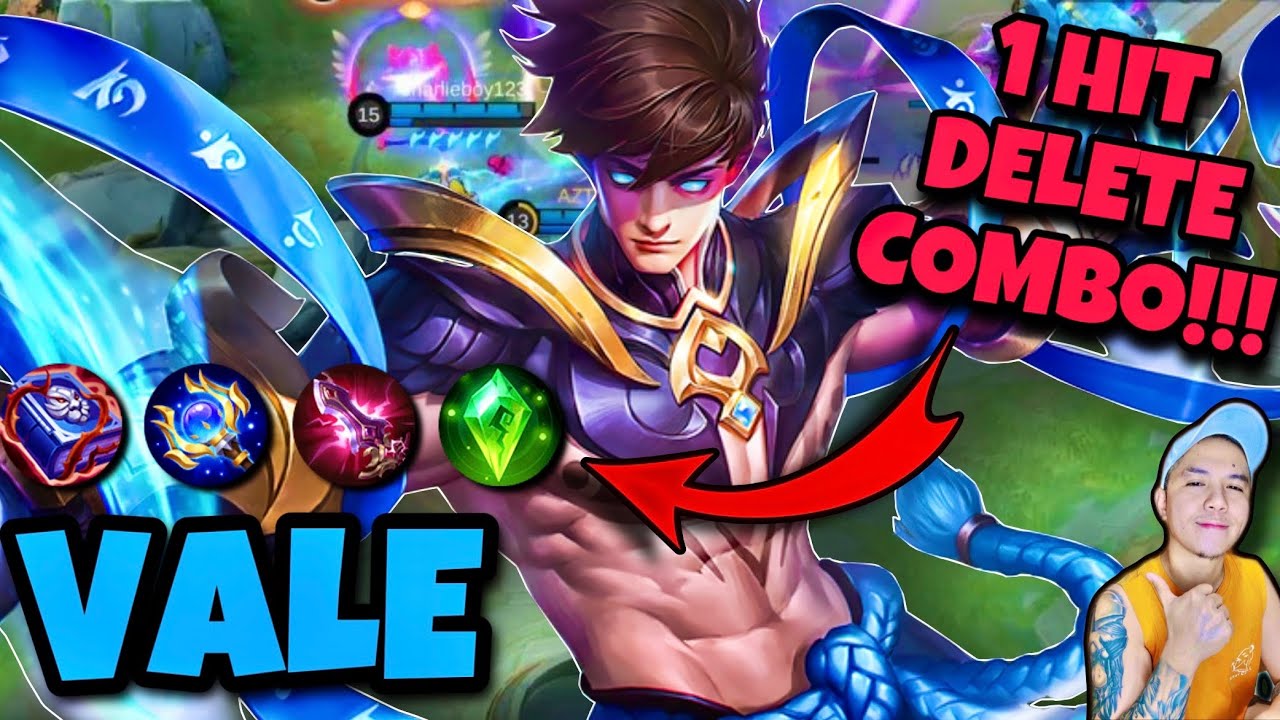 VALE 1 HIT COMBO | VALE BEST BUILD | VALE GAMEPLAY | MOBILE LEGENDS ...