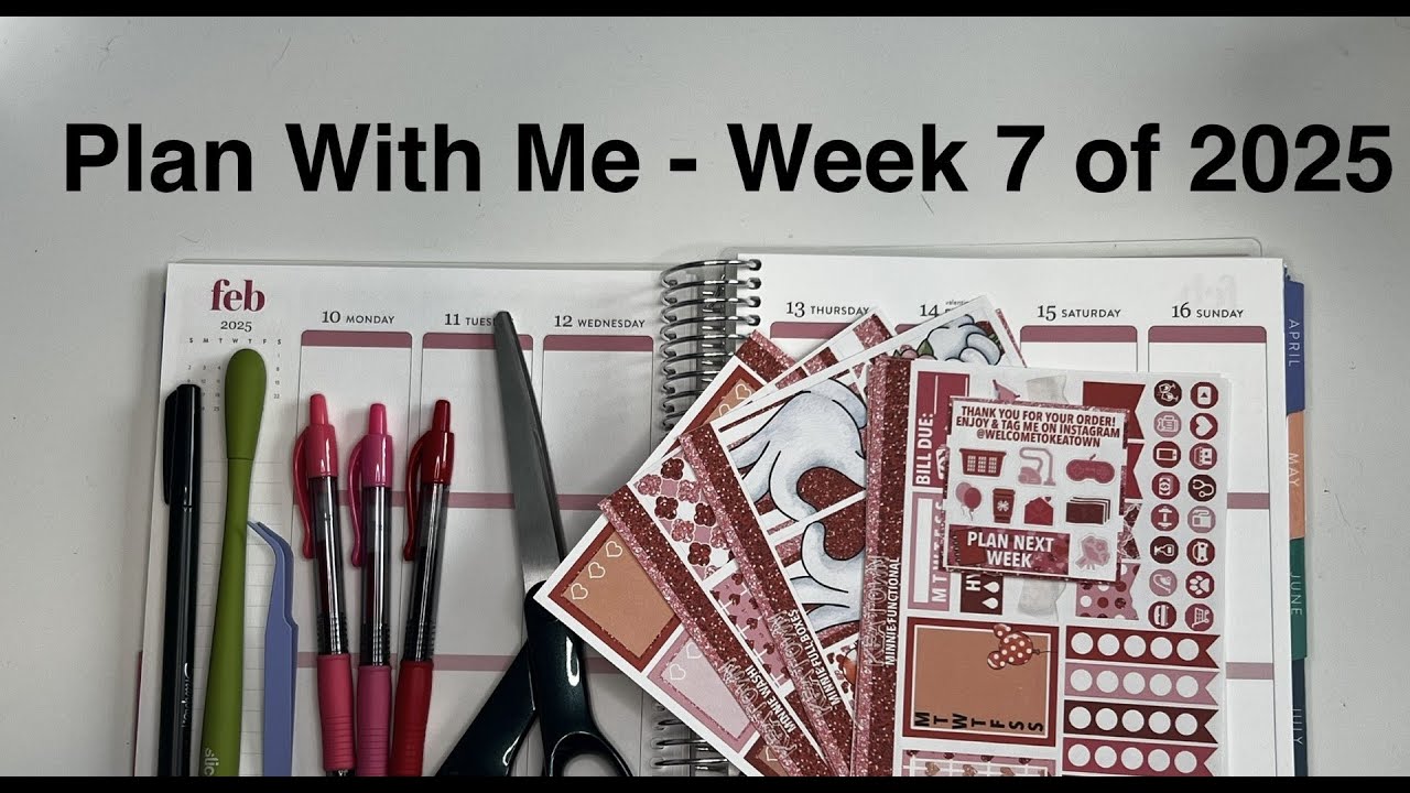 Destiny Plans - Plan With Me - Week 7 of 2025 - YouTube