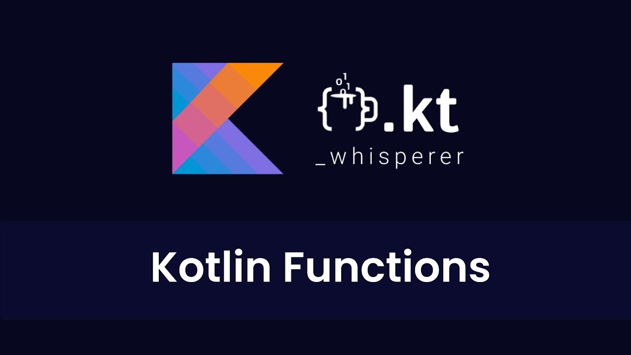 Advanced Kotlin Advanced Functions 01 Youtube