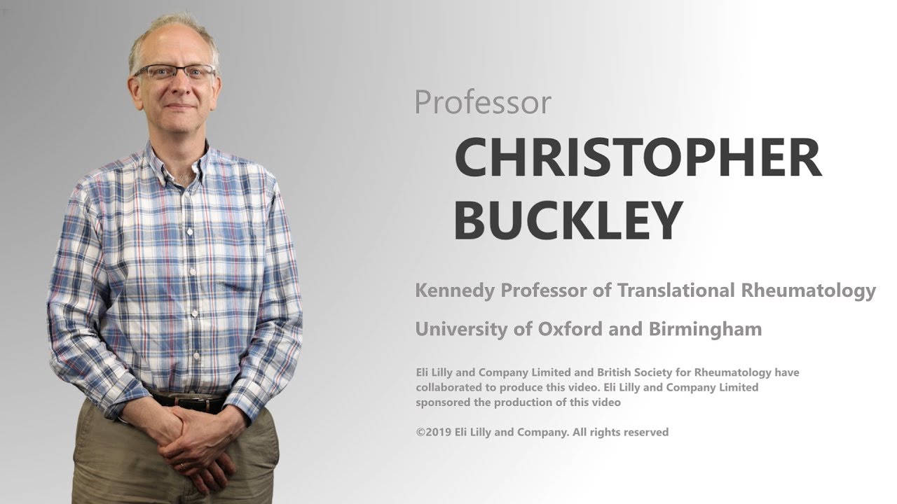 Prof Christopher Buckley: Determining new cell populations in synovial ...