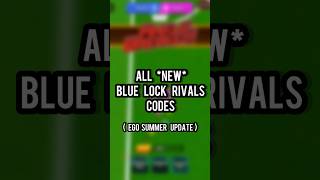 All New Blue Lock Rivals Codes For The Ego S Summer Update Roblox ...