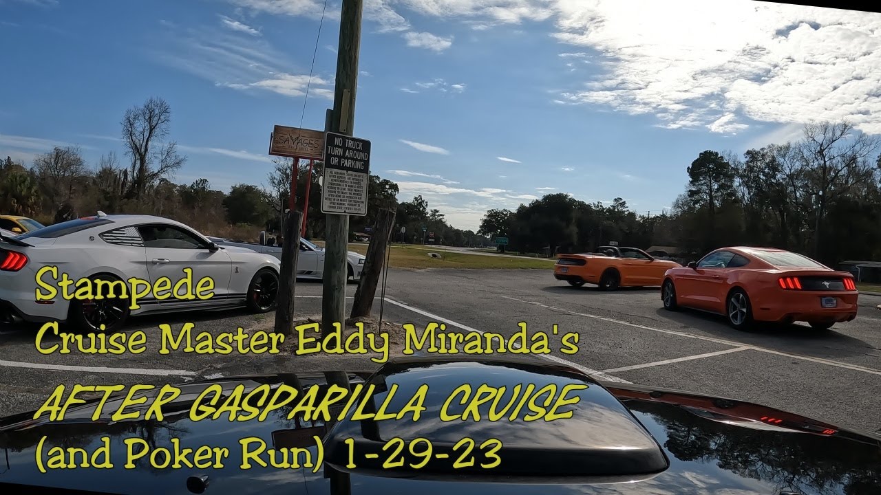 Stampede Car Club After Gasparilla Cruise (& Poker Run) 1-29-23 - YouTube
