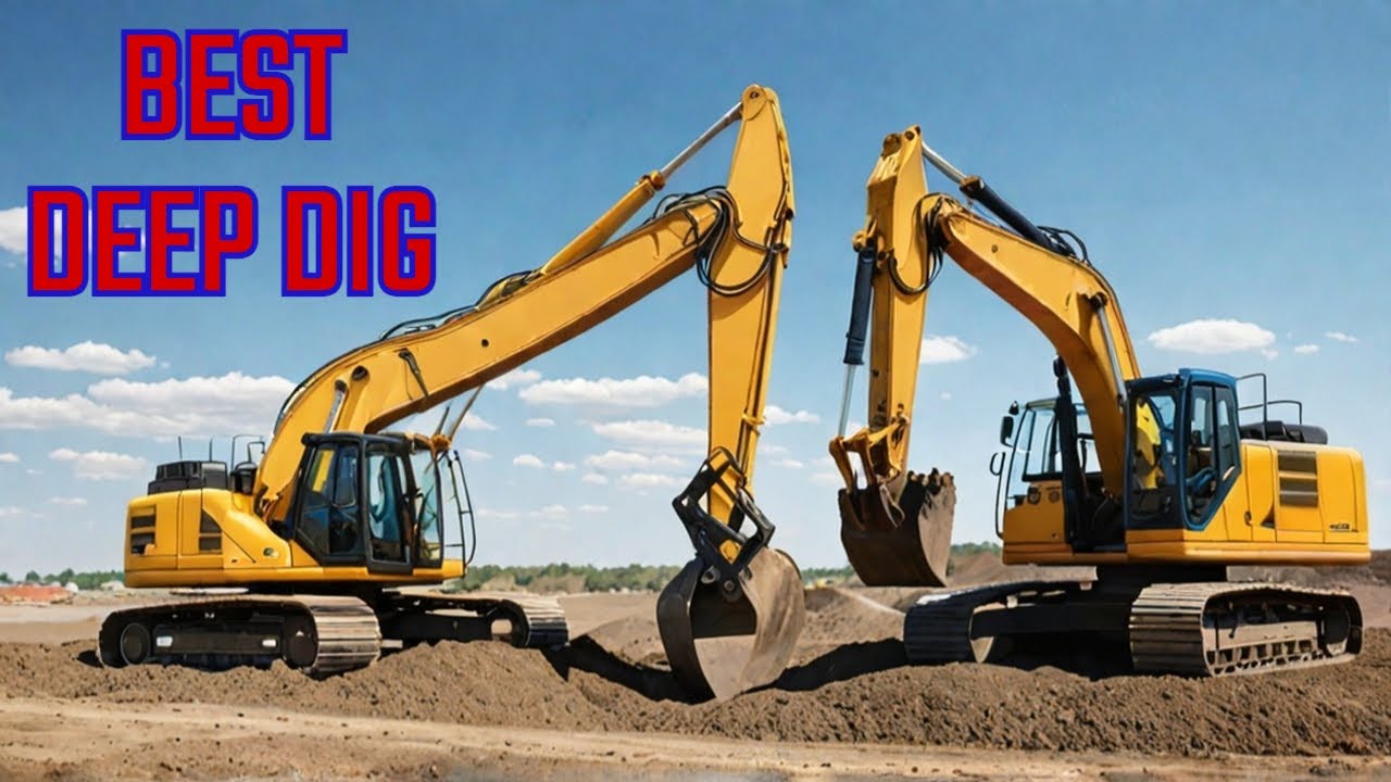 What's the BEST Excavator for Digging Deep? - YouTube