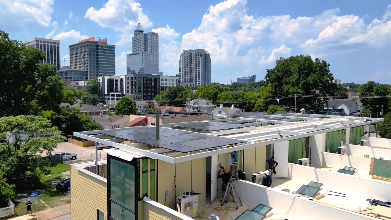 Solar Install IDYLE | Downtown Raleigh's First Net-Zero-Energy (NZE ...
