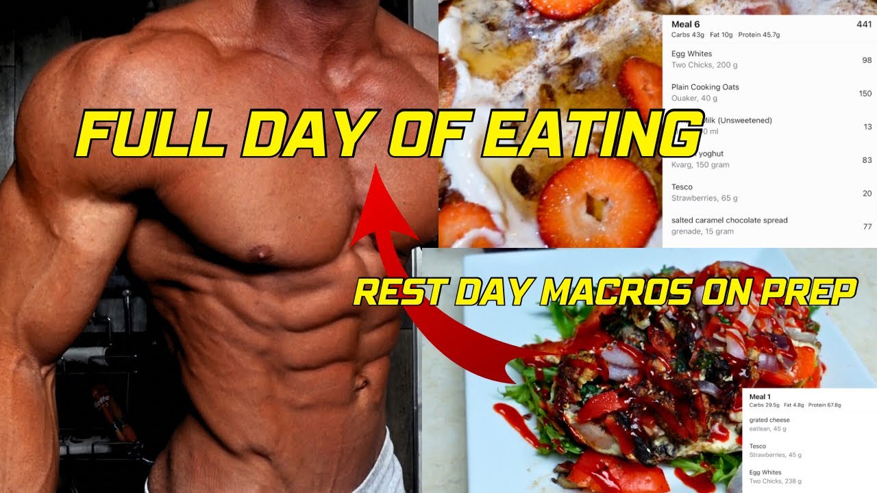 TIPS TO MAKE YOUR CONTEST PREP DIET MORE ENJOYABLE! #Restday - YouTube
