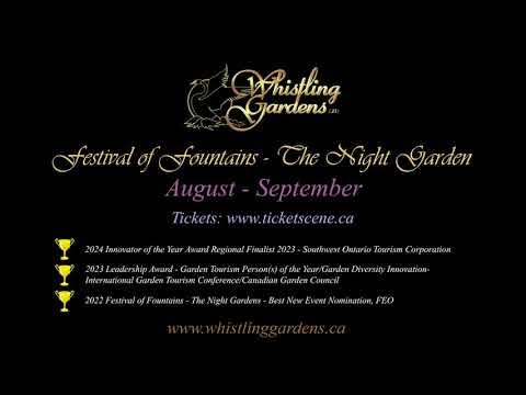 2024 Whistling Gardens Festival of Fountains Teaser - YouTube