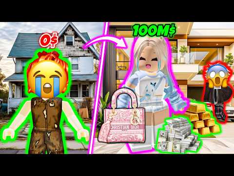 🥓 I UPGRADED FROM A BROKE NOOB TO A MILLIONAIRE 💎 #roblox #robloxstory