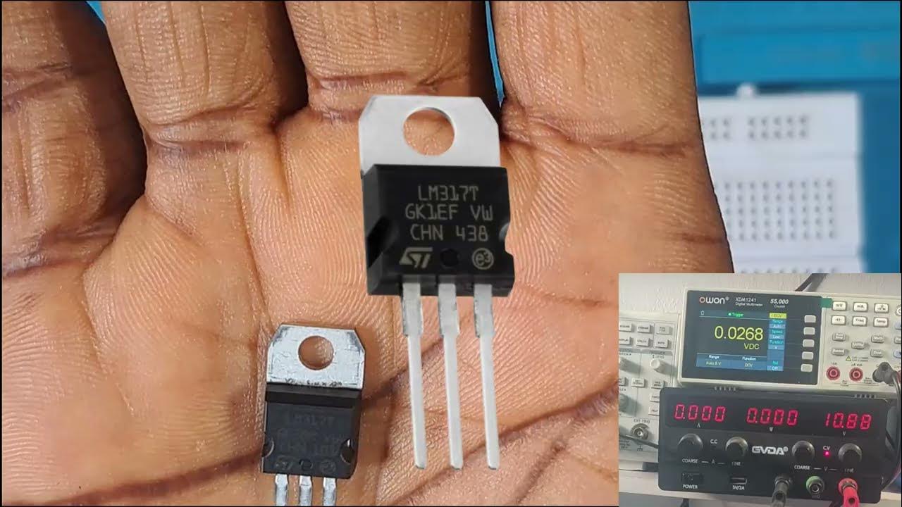 LM317 For Adjustable Voltage Regulator Tutorial | Electronics for Beginners - YouTube