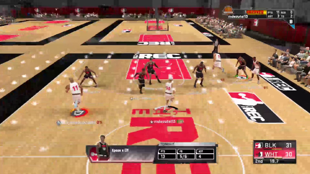 This is what happens when you play with the worst 2k player ever ...