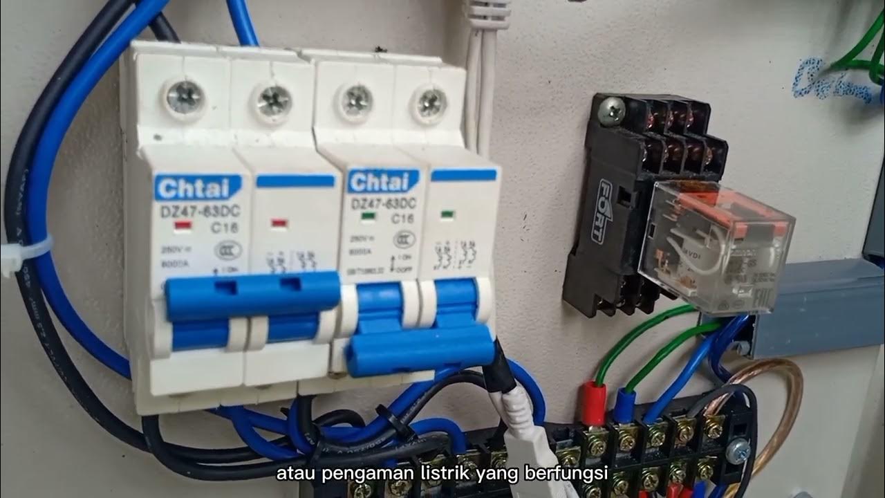 Panel Kontrol Pompa Air untuk irigasi dan Penerangan menggunakan Panel ...