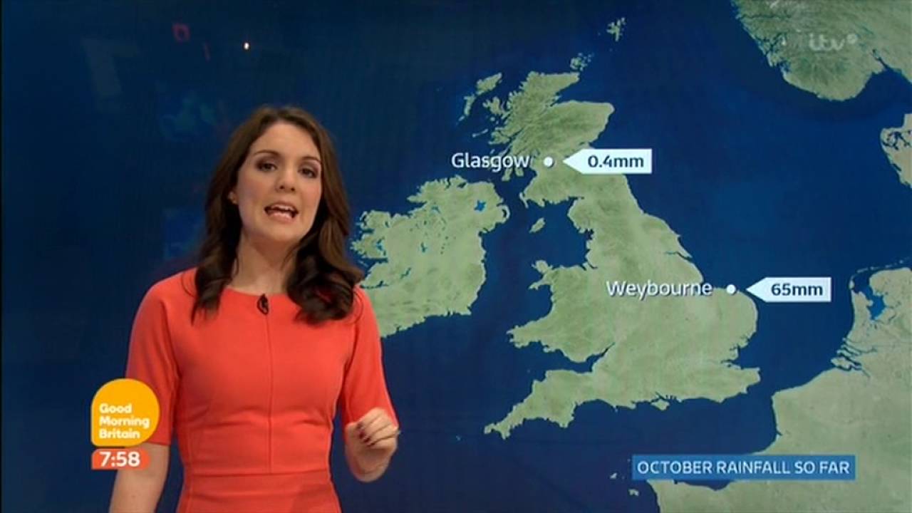 Laura Tobin GMB Weather 2016 10 13 - YouTube