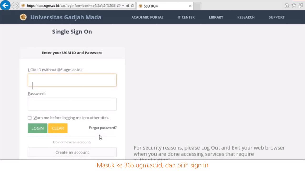 Tutorial Penggunaan Office 365 UGM Portal - Part 3 - YouTube