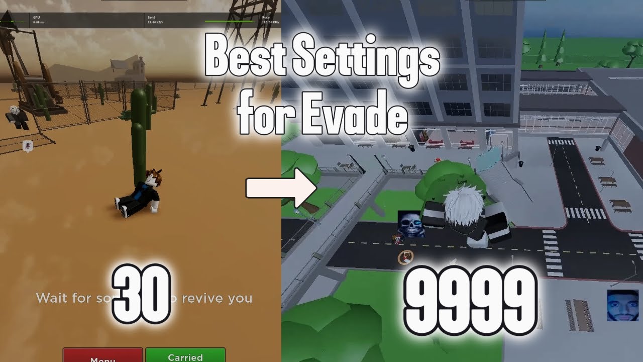 BEST EVADE SETTINGS 2024 *FPS BOOST* (4k) - YouTube