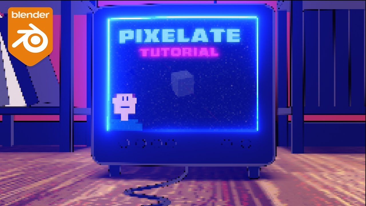 Pixelate Any Scene in Blender - YouTube