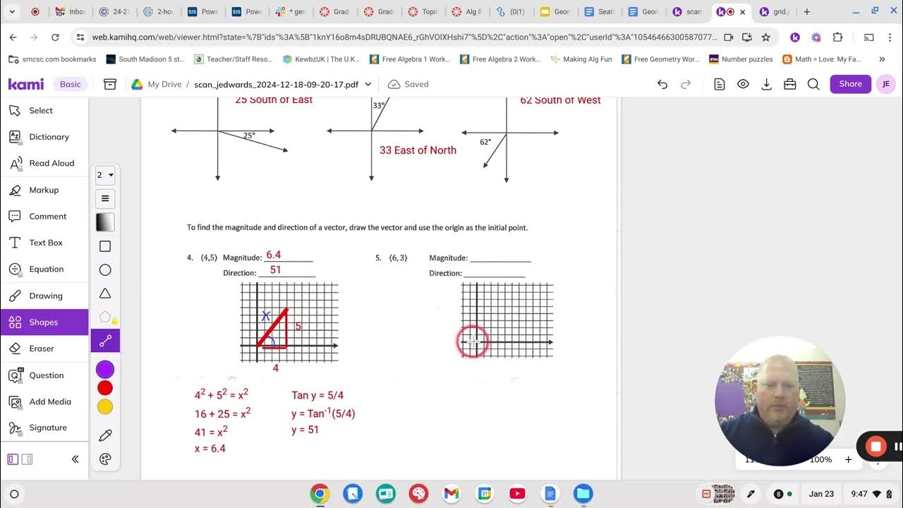Geom 2 8 6 Vectors Day 1 - YouTube
