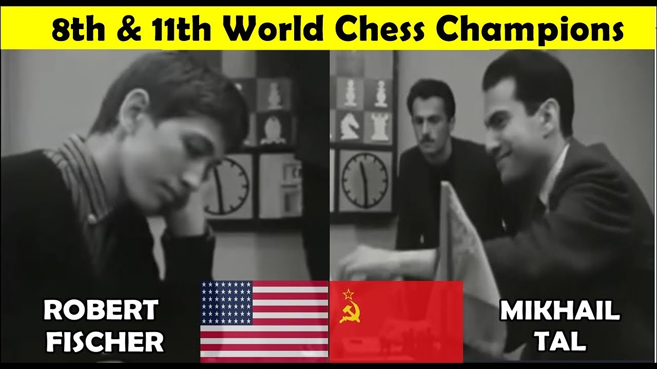 Fischer & Tal's 1958 Rare Video Footage. II Chess Legends. - YouTube