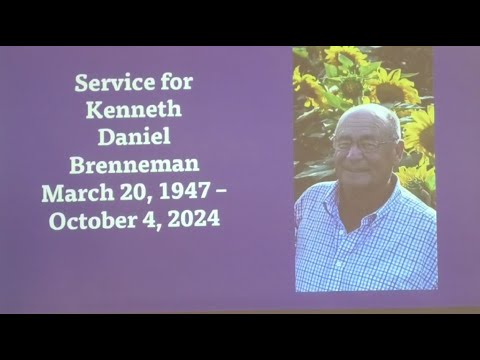 Funeral Service for Kenneth Daniel Brenneman. Led by Rev. Marg Smith ...