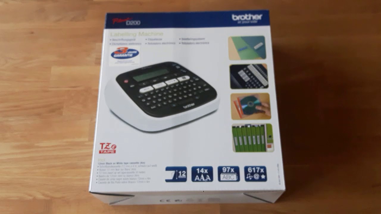 Unboxing Brother PT-D200 Konsumgöttin - YouTube